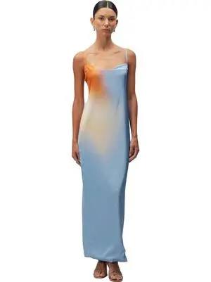 BAOBAB Medusa Maxi Dress With Heart-shaped Neckline And Slit - Dunes