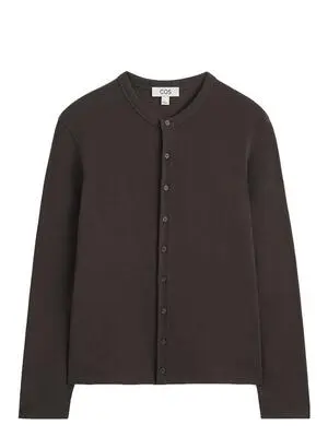 COS Slim Ribbed Cotton Cardigan