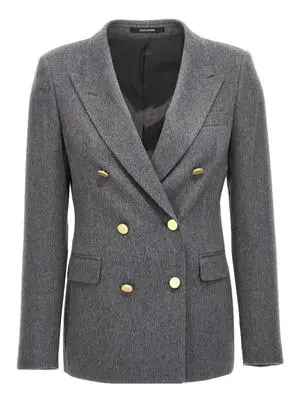 Tagliatore Double-breasted Tailored Blazer - Black