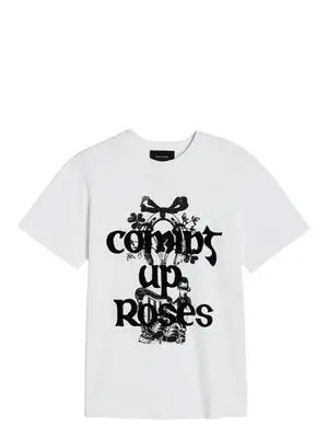 Simone Rocha Printed T-shirt - White/black