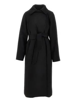 Max Mara Manuela' Camelhair Coat - Black