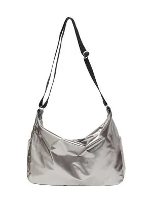 JACK GOMME Messenger Bag Metallic "joy - Gray