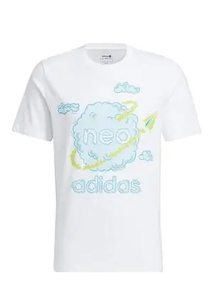 Adidas Neo Graphic T-shirts - White