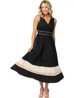 BALTIC BØRN Oxford Midi Dress - Black