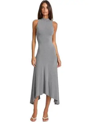 SASHA THERESE Maeve Midi Dress - Grey Marle