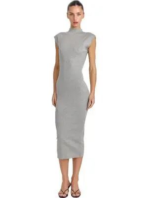 SASHA THERESE Suzette Midi Dress - Grey