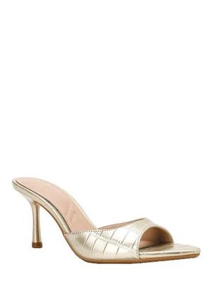 KNEETOES Orlina Kitten Heels - Gold