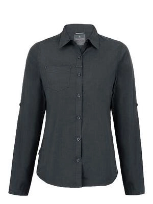 CRAGHOPPERS Craghoppers Expert Kiwi Long-Sleeved Shirt Carbon Grey