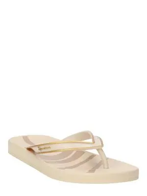 Ipanema Anatomica Linea Flip Flop - Beige/beige/brown