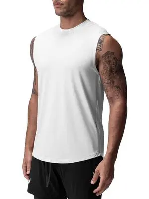 ASRV Aerosilver Muscle Tee - White