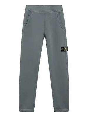 Stone Island Jogging Pants In Ash Cotton - Blue