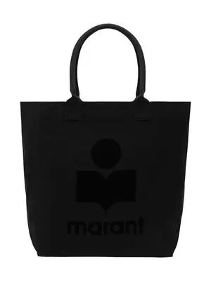 Isabel Marant Étoile Yenky Tote Bag In Canvas - Black