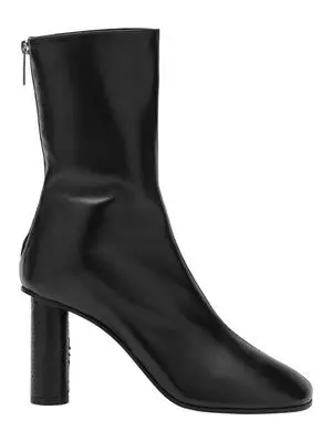 Paris Texas Alice Leather Ankle Boots - Black