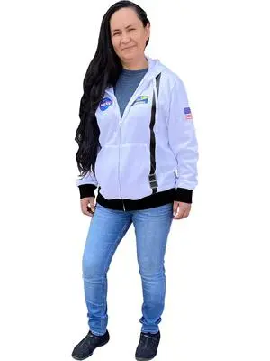 AEROMAX Nasa Astronaut Hoodie - White