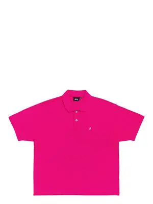 StÜssy Classic Pique Polo - Pink