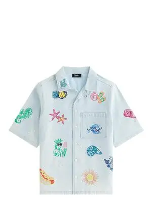 Kith Novelty Thompson Camp Shirt - Blue