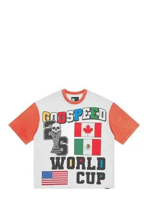 GODSPEED 26 Gswc "world Cup" Graphic T-shirt - White