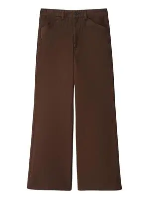 LEMAIRE Flared 5 Pockets 'ristretto - Brown