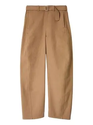 LEMAIRE Twisted Belted Pants - Brown