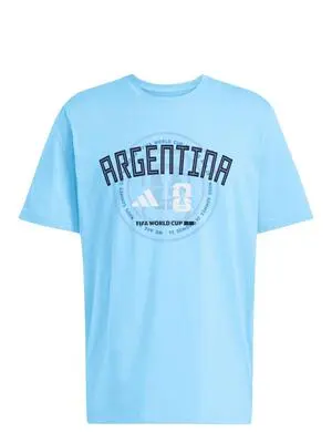 Adidas Fifa World Cup 26 Qualifier Tee 'light Blue/soccr-arq-saq' Blue
