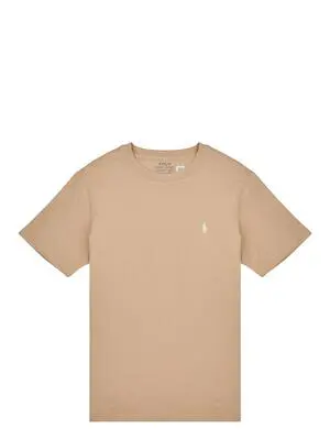 Polo Ralph Lauren Cotton Jersey Crewneck T-shirt 'classic Khaki' Tan