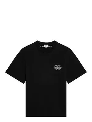 Celine Relaxed T-shirt /white - Black