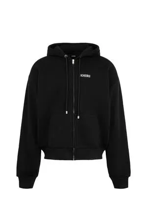 Amiri Relaxed Zip-up Hoodie - Black