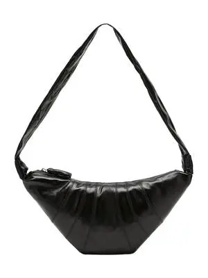 LEMAIRE Medium Croissant Bag 'obsidian - Green