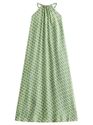Kith Monogram Maxi Dress 'sage - Green