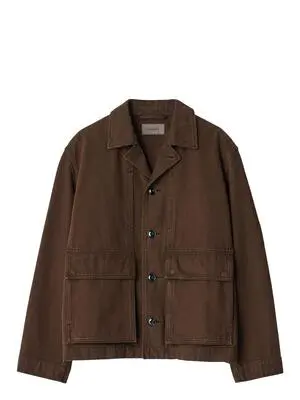 LEMAIRE Boxy Jacket 'ristretto - Brown