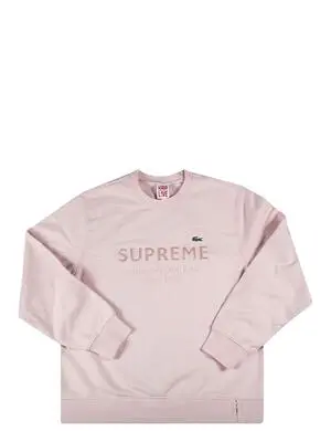 Supreme X Lacoste Crewneck Sweatshirt - Pink