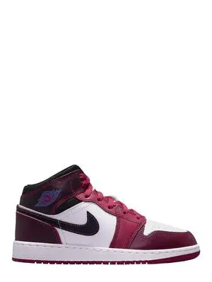 JORDAN 1 Mid Se Gs 'sweet Beet Off Noir Desert Pink - Red