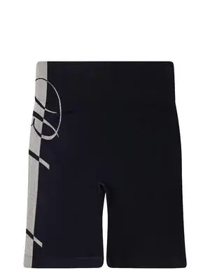 Rhude Core Techknit Biker Shorts - Black