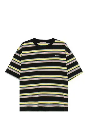 Marni Striped Short-sleeve T-shirt - Multicolor