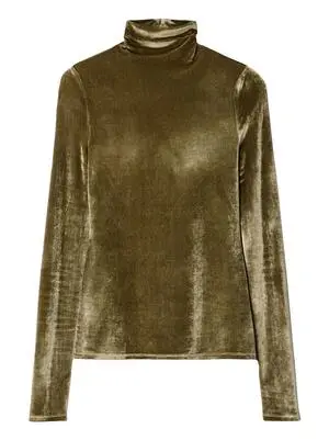 LEMAIRE High Neck Top - Silver