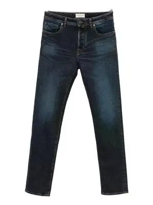 Jacob Cohen Slim Fit Jeans With Logo Patch - Blue