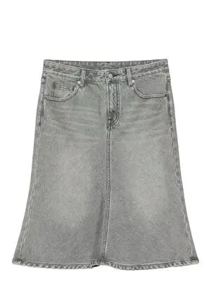 JNBY Fishtail-hem Midi Skirt - Grey