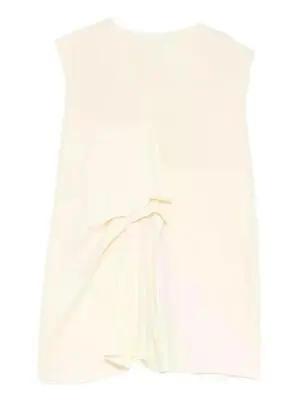 JNBY Pleated V-neck Vest
