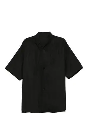 CROQUIS Woven-button Shirt - Black
