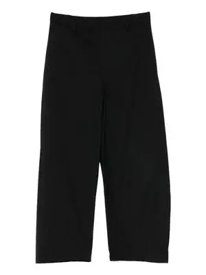 CROQUIS Drawstring Trousers - Black