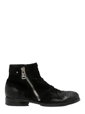 A.S.98 A.S.98 Zip-Fastening Leather Ankle Boots
