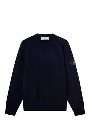 Stone Island Rws Wool Jumper - Blue
