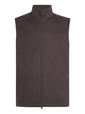 Herno Wool-cashmere Gilet - Brown