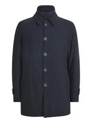 Herno Washington Raincoat - Navy