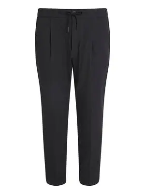 Herno Stretch Technical Drawstring Trousers - Black