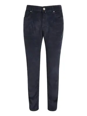 Jacob Cohen Jacob Cohën Corduroy Bard Slim-Fit Chinos Navy