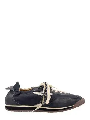 PURAAI Vegan Leather Low Top Sneakers - Nero