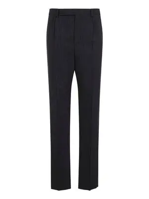 SAINT LAURENT SAINT LAURENT Wool Straight-Leg Pants