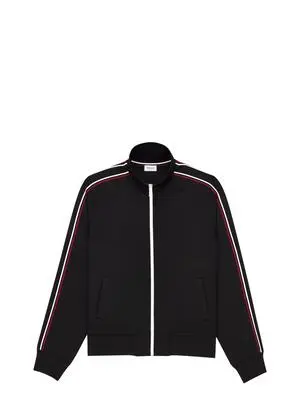 Saint Laurent Viscose-blend Stretch Track Jacket - Nero