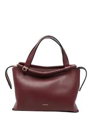 WANDLER Mini Leather Top-handle Crossbody Bag - Rosso